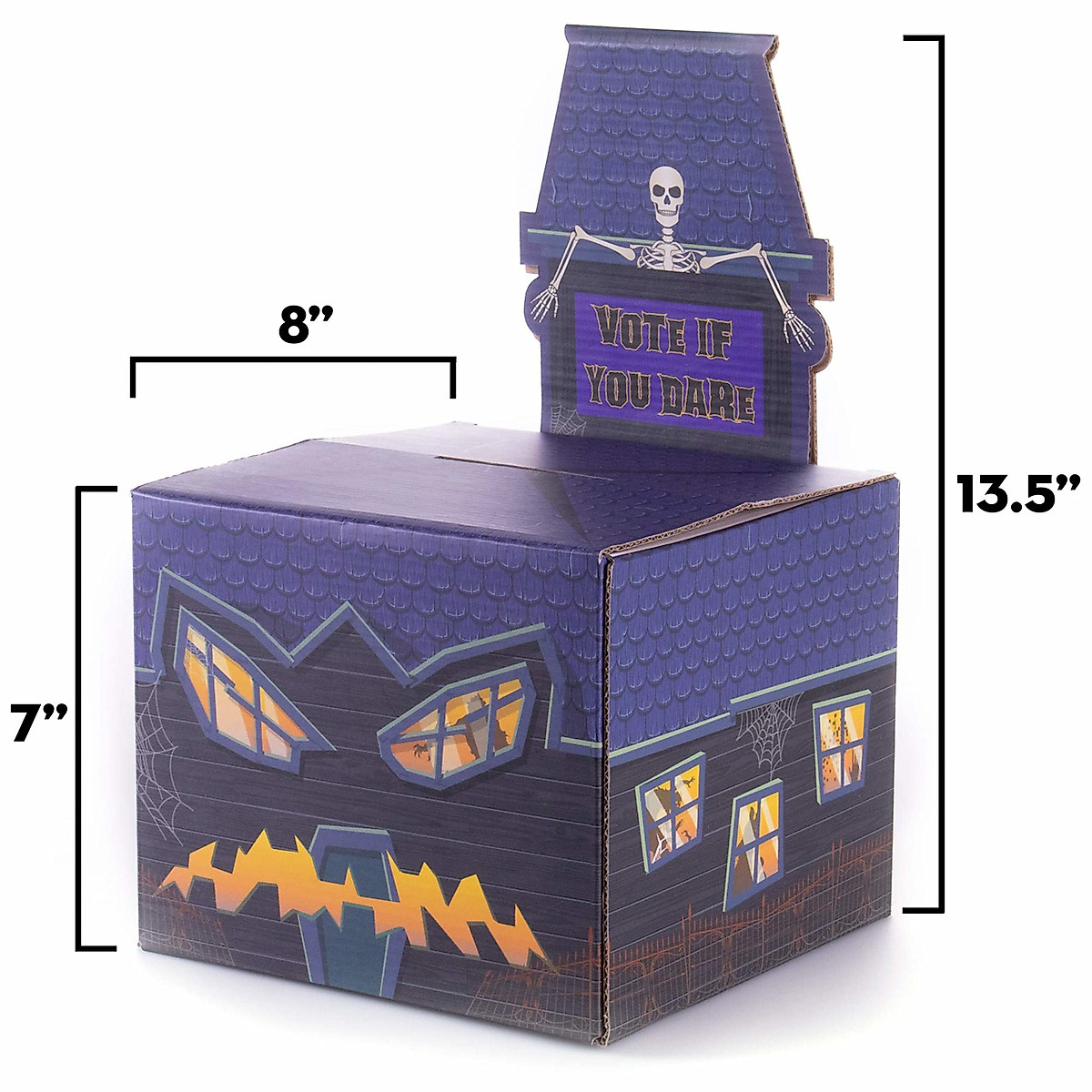 Halloween Costume Contest Party Bundle - Includes Ballot Box, 50 Ballot Voting Cards & 5 Gold Trophies - Fun Game, Decoration & Party Supplies for Home, Work, School & Bar Costume Parties Decor