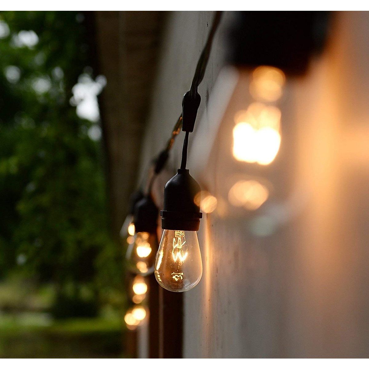 25 Pack 11 Watt S14 Medium Base 130 Volt 2500 Hour Clear Sign or Indicator Lightbulb