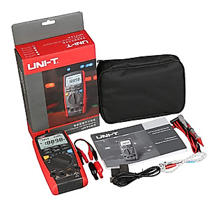 UNI-T UT71E True-RMS Electronics Logging Multimeter, Auto Manual Ranging, 1000V AC DC 10A, 40000 Counts, Ohmmeter/Voltmeter/Amp Tester/Capacitance Meter/Frequency Counter Temperature