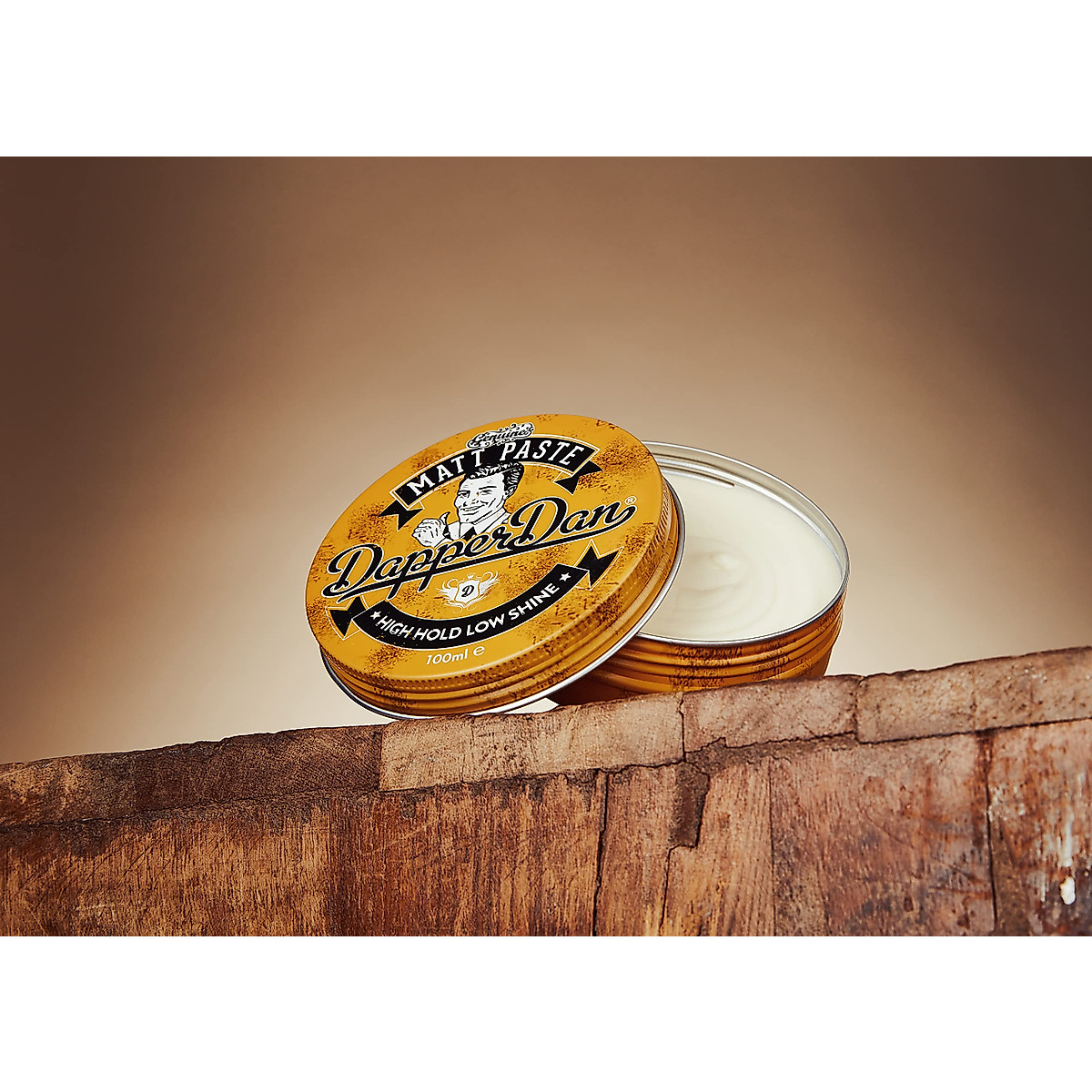 Dapper Dan Matt Paste, High Hold Low Shine Hair Paste for Men, Versatile Hair Product with Flexible Hold for All Styles, Vintage Cologne Fragrance, 1 x 100ml