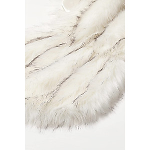 BABEYOND Womens Faux Fur Collar Shawl Faux Fur Scarf Wrap Evening Cape for Winter Coat