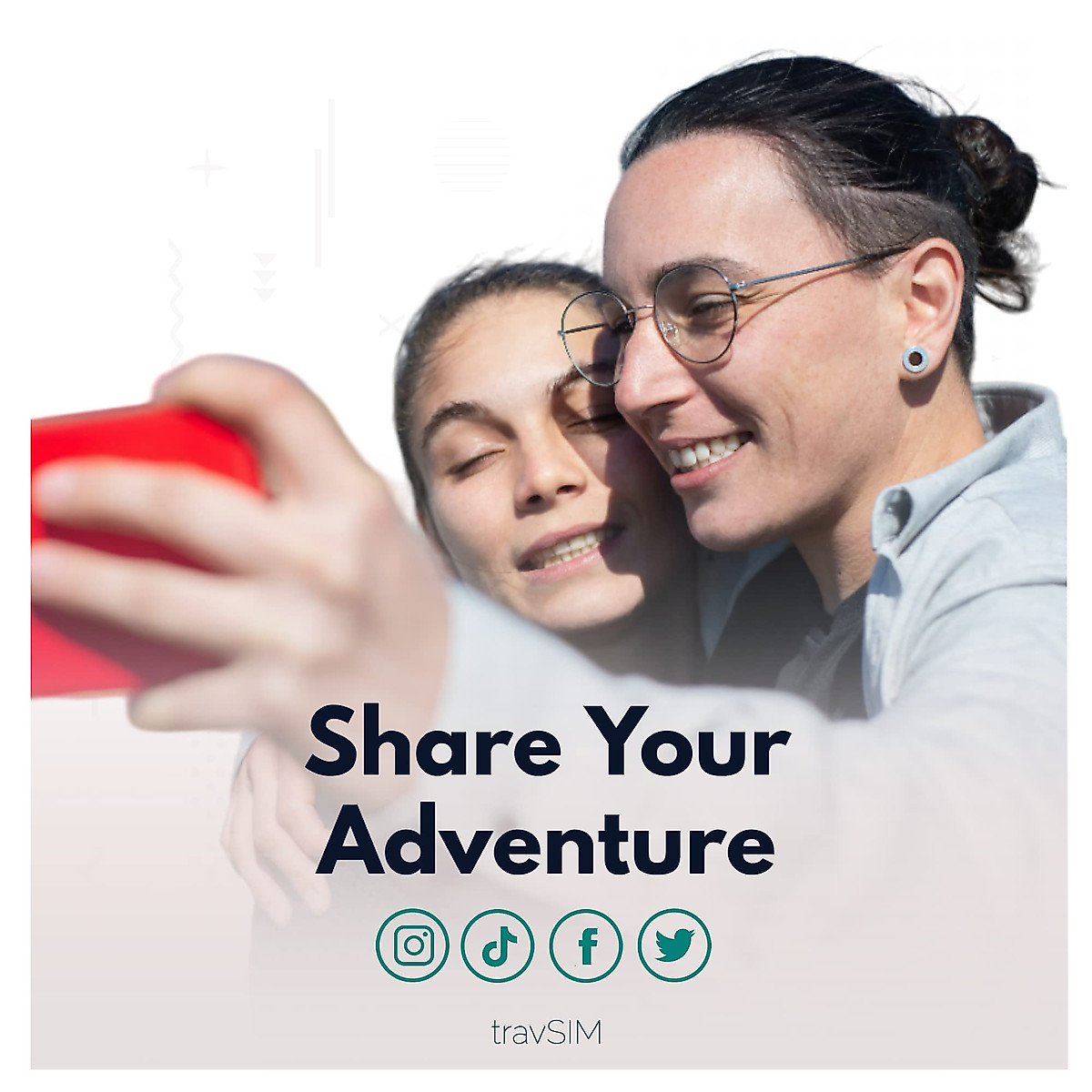 travSIM Canada SIM Card | Uses The T-Mobile Network | 5GB Mobile Data | Free Roaming USA & Mexico | SIM Card for Canada Travel has Unlimited National Calls & Texts | SIM Card Canada 14 Days