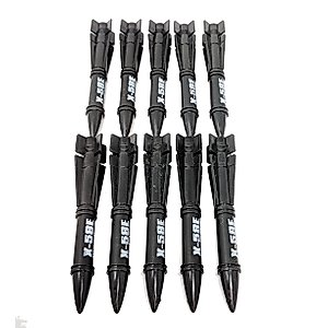 Military Navy Toy X-58E Anti-Radiation Missiles Playset for Action Figures Diorama Sets - 10 Pieces