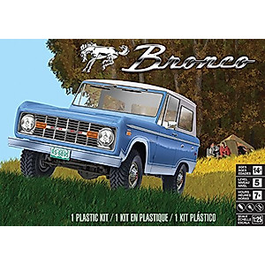 Revell 85-4320 Ford Bronco Truck Kit 1:25 Scale 122-Piece Skill Level 5 Plastic Model Building Kit, Blue