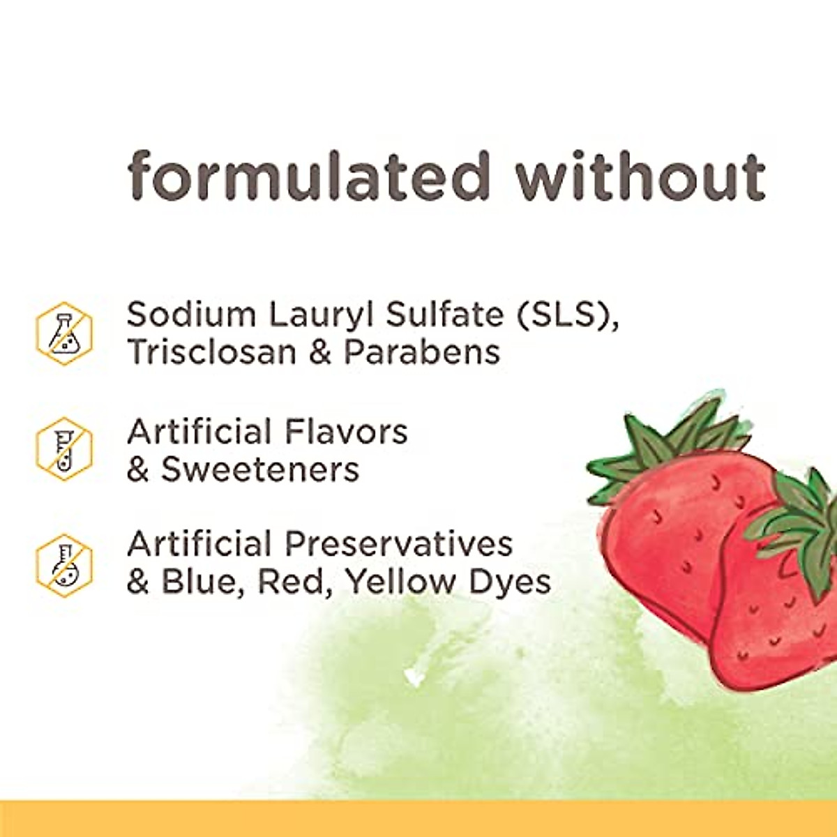 Burt’s Bees Kids Toothpaste, Strawberry Flavor, with Fluoride, Strawberry Splash, 4.7 oz, Pack of 4