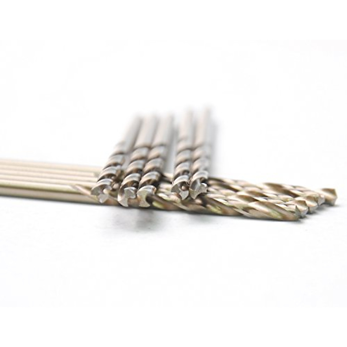 0XTUL 10PCS,3/32",HSS General Purpose Heavy Duty Cobalt Jobber Twist Drill Bits,ideal for drilling on mild steel, copper, Aluminum, Zinc alloy etc.