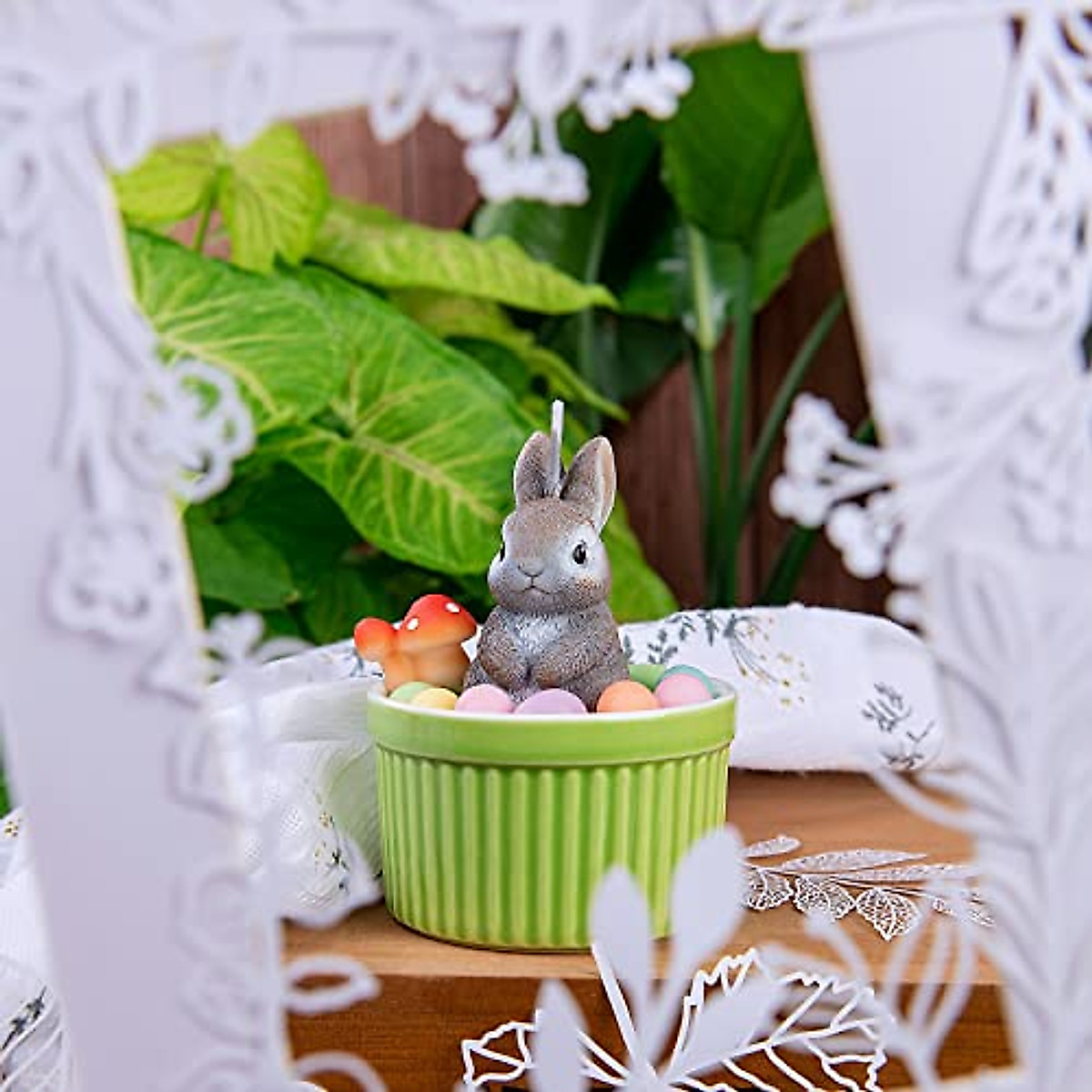 Easter Rabbit Bunny Egg Scented Aromatherapy Candle Bowl