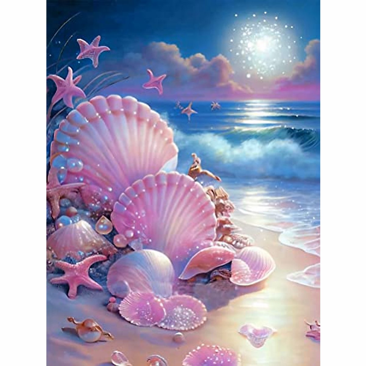 Pormipone Diamond Painting Kit for Adults,Diamond Art Kits,5D Diamond Painting Kit Full Drill Round for Wall Decor,Gift(12x16)