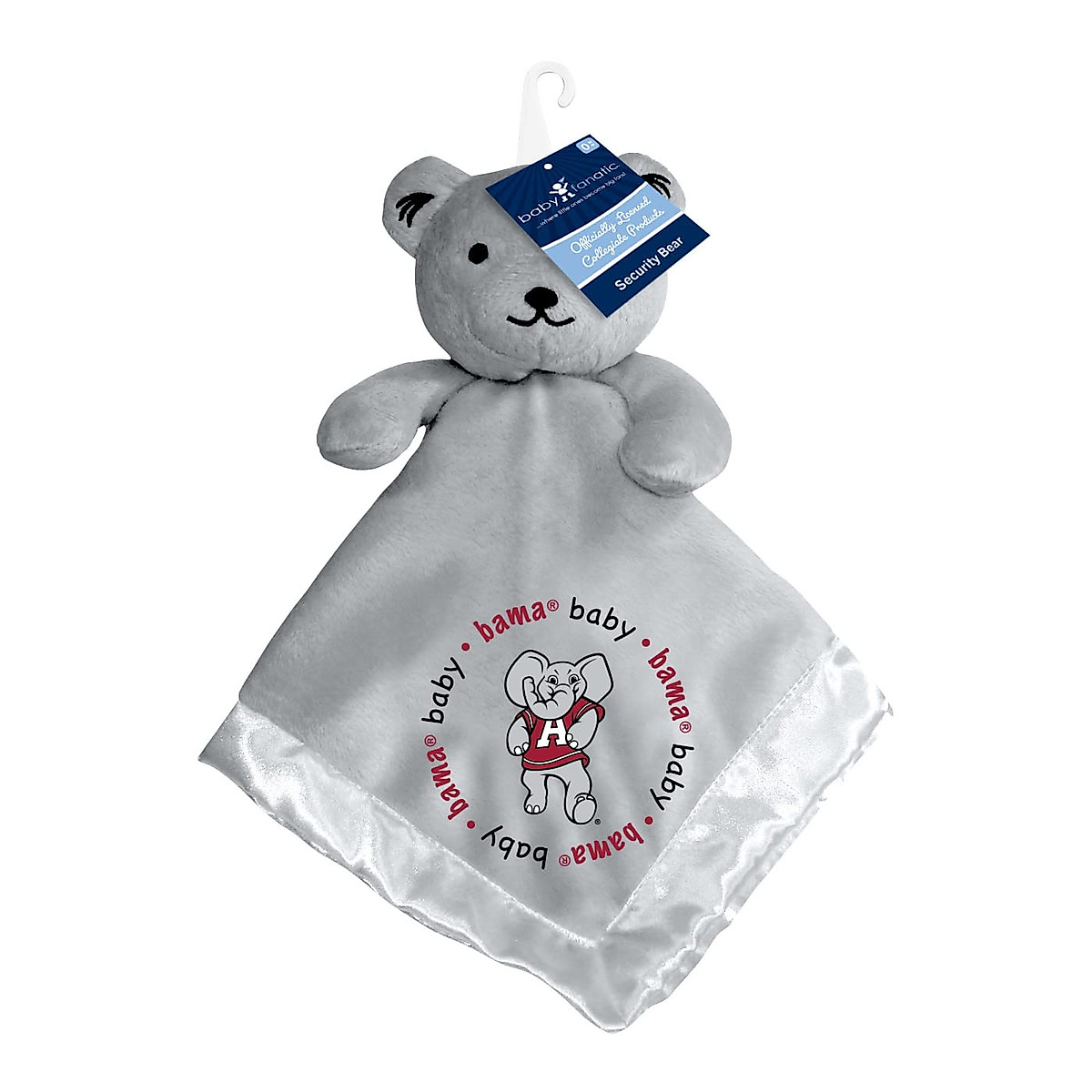 Baby Fanatic Gray Security Bear - NCAA Alabama Crimson Tide - Officially Licensed Snuggle Buddy