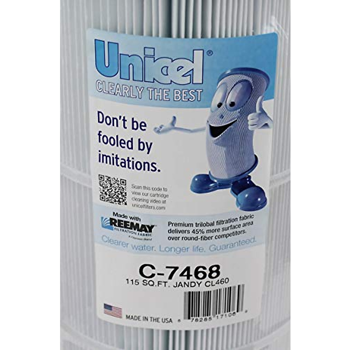 Unicel C-7468 Swimming Pool Filter Replacement Cartridge for Jandy CL460 (4 Pack)
