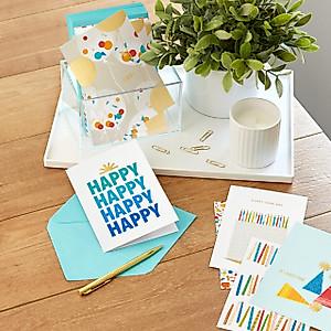Hallmark Birthday Cards Assortment, 36 Cards with Envelopes (Party Time)