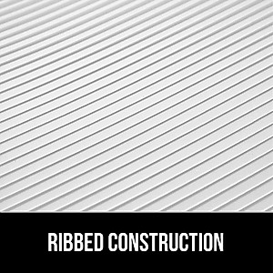 Gorilla Grip Non Adhesive, Waterproof, Durable Ribbed Drawer Liner, Easy to Trim, Reusable, Strong Grip Liners for Drawers, Kitchen Cabinets, Desk Storage, Shelf Organization, 12x20, Clear