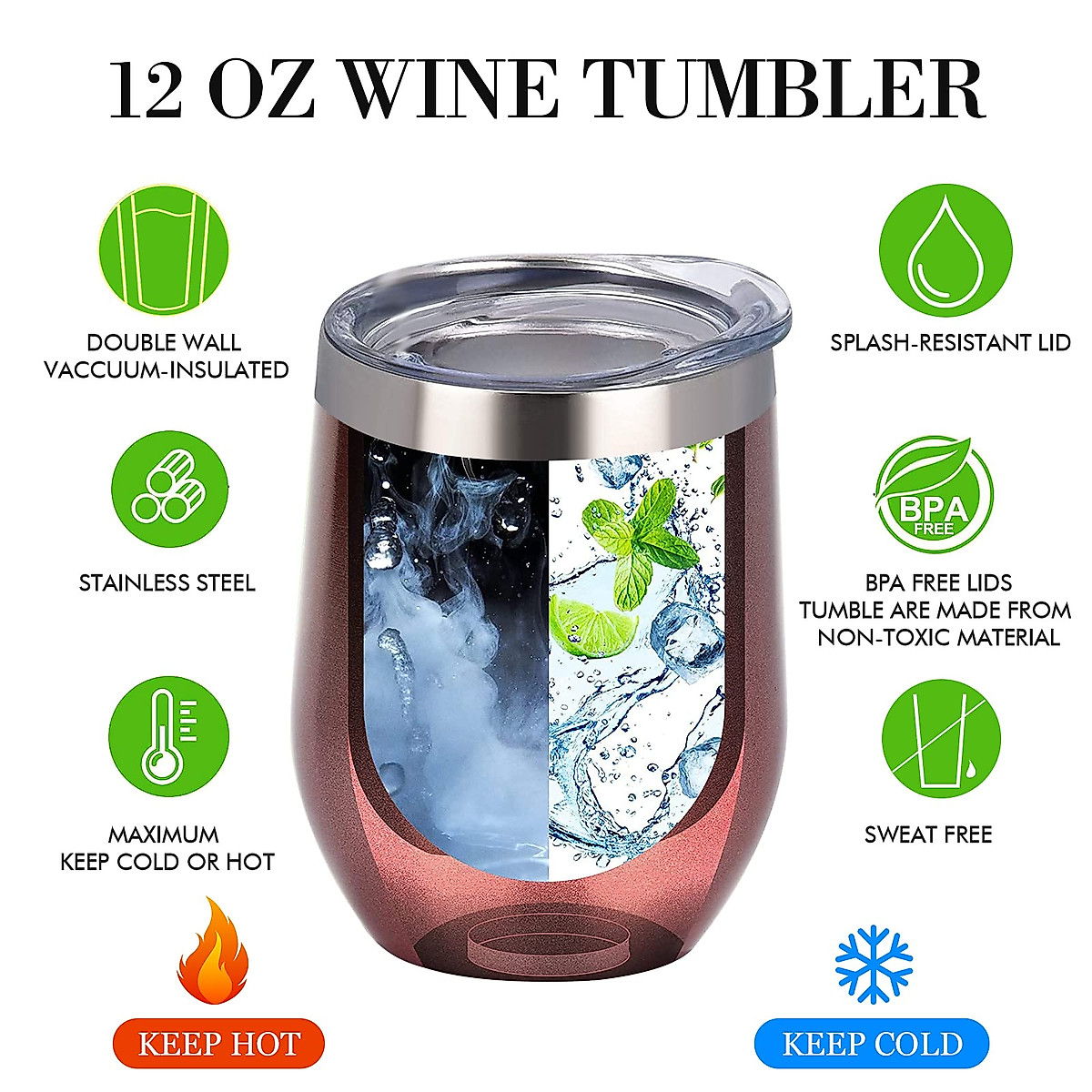 Mothers Day Mom Gifts for Mother Mom in Law, Birthday Gifts for Mom Women Wife Girlfriend Her, Mama Gifts from daughter son, Funny Gifts for Mothers Day - 12 Oz Wine Coffee Tumbler