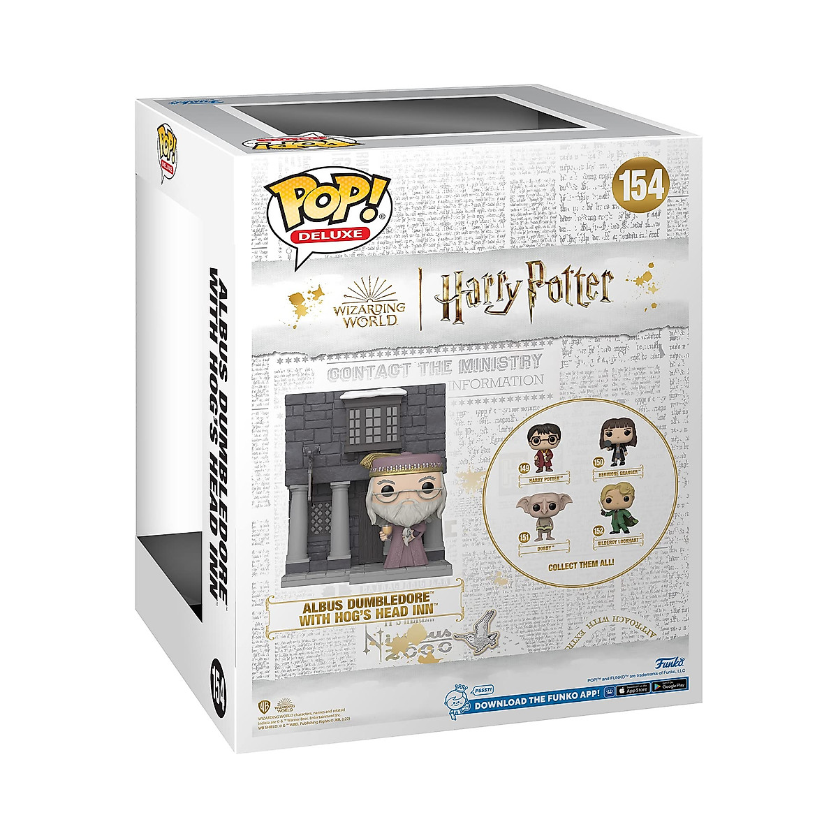 Funko Pop! Deluxe: Harry Potter: Hogsmeade - Albus Dumbledore with Hog's Head Inn