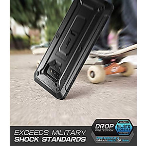 SUPCASE Unicorn Beetle PRO Series Phone Case for Samsung Galaxy Note 9, Full-Body Rugged Holster Case with Built-in Screen Protector for Samsung Galaxy Note 9 2018 (Black)