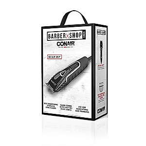 Conair Barber Hair Clippers, Barbershop Series No-Slip Grip 16-Piece Hair Cutting Kit