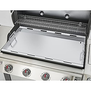 Stanbroil Stainless Steel Griddle Flat Top Gas Grill Griddle, 4-Burner Grill Accessories for Weber Genesis II, II LX and Genesis 2022 400 Series Gas Grills