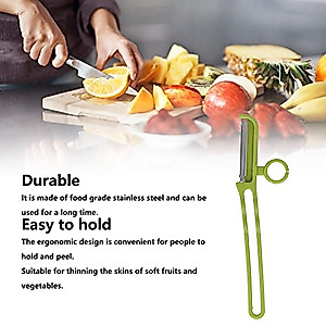 Vegetable Peeler,Stainless Steel Fruit Peeler,Sharp Stainless Steel Blades Food Grade Potato Carrot Melon Peeling Tool Kitchen Gadget for Home Kitchen(green)