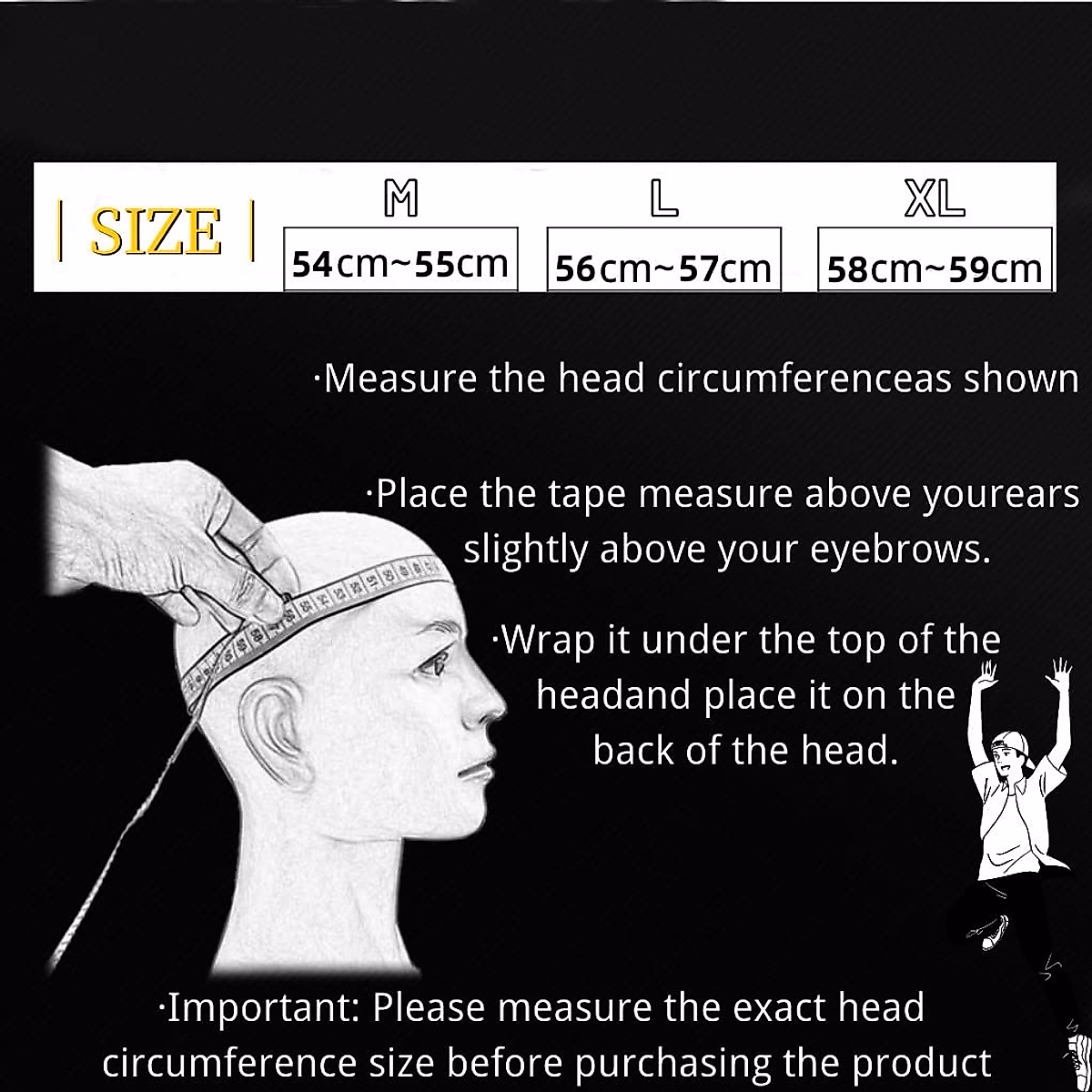 WYFDC DOT Certified - Baseball Cap Style Retro Motorcycle Helmet Unisex-Adult for Moped Cap Jet Scooter Street Cruiser with Mask Towel (L,White)