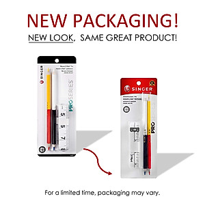 Singer 54328 ProSeries Marking Pencils and Tape Measure, Red, Yellow, Blue, White 3 Piece