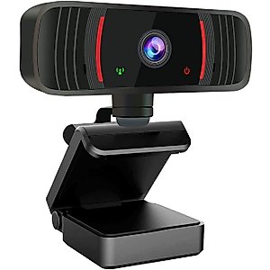 Peteme Webcam with Microphone for Desktop, 1080P HD USB Web Cameras, Computer Camera for Laptop,Plug and Play Webcam and Stereo Microphone for Zoom/Video Calling Recording/Gaming/Conferencing