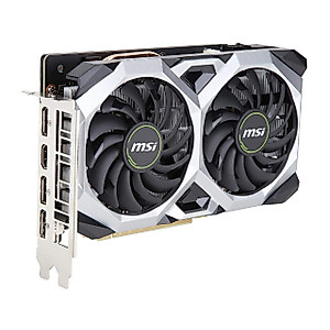 MSI Gaming GeForce GTX 1660 192-Bit HDMI/DP 6GB GDRR5 HDCP Support DirectX 12 Dual Fan VR Ready OC Graphics Card (GTX 1660 VENTUS XS 6G OC)