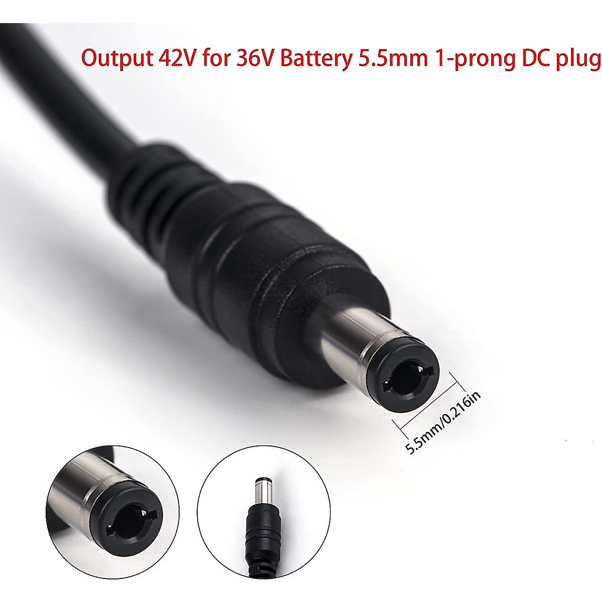 [Verified Fit] 42V 2A/1.5A Scooter Charger for Megawheels S5 S10-7.5AH(NOT fit 5.0AH!) S11 & EVERCROSS EV08E EV08S EV10K EV10Z & HIBOY S2 S2 Pro KS4 KS4 Pro MAX V2 MAX3 NEX NEX3 NEX5 & Wheelspeed WS1