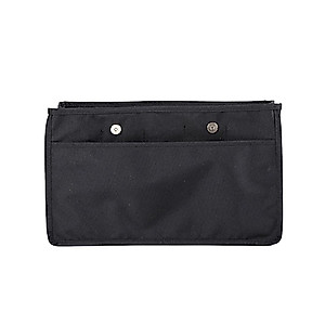 enreve Purse Organizer Insert, Bag Handbag Tote Organizer, Diaper bag, Bag in Bag for Longchamp and More (BLACK)