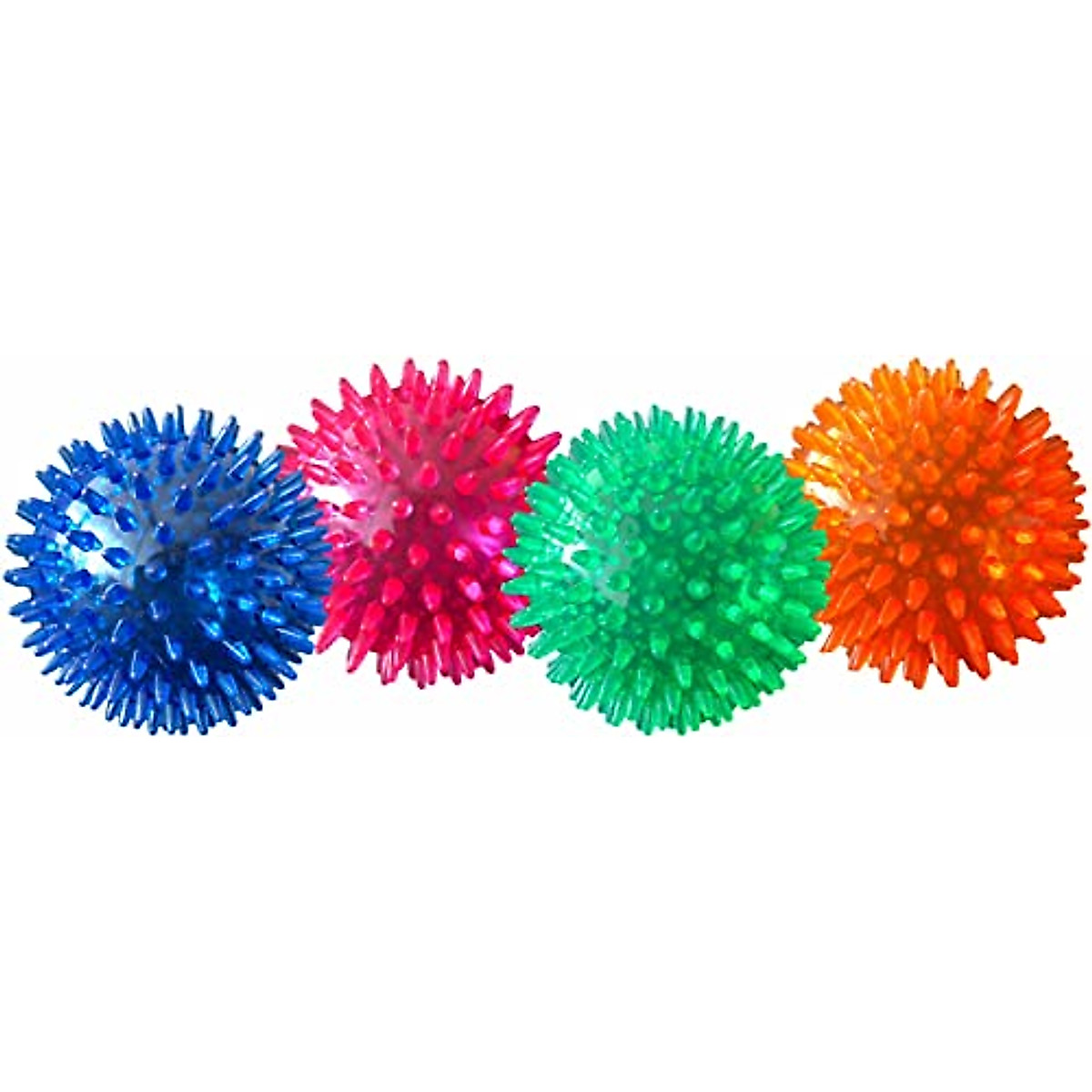 PetSport 2" Gorilla Spiky Ball Floating Dog Toy - Small | Vanilla Scented Super Durable TPR Rubber | Ultra Light, Strong & Bouncy | Play Fetch with Your Pet, Colors Will Vary