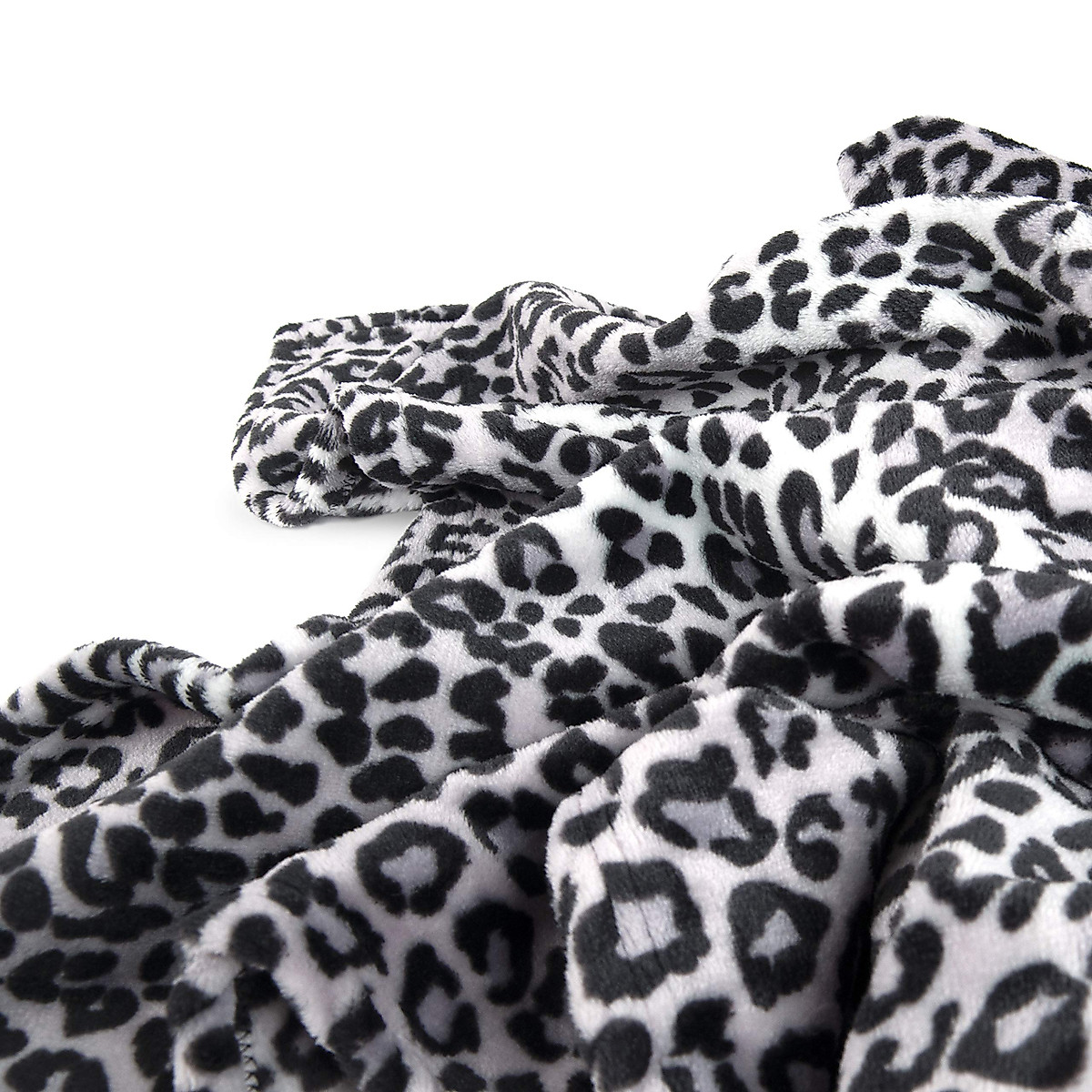 Tadpoles Super Soft Throw Blanket - Snow Leopard Print | 50" x 70" | Made of 100% Ultra-Soft Microdenier Polyester | Ideal as a Throw on a Bed, Sofa or Chair & Blanket for Picnic or Camping