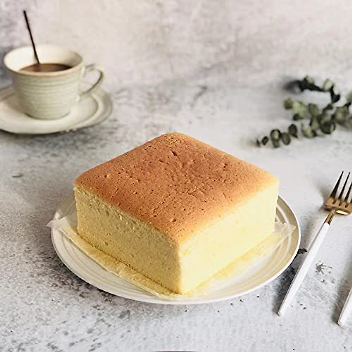 Webake Silicone Square Mold 3x3 Inch Mini Cake Pan for Individual Portion Baking Molds for Pastry, Ice Cube, Jelly, Soap, Candle, Pack of 4