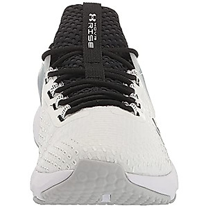 Under Armour Men's HOVR Rise 4 Training Shoe Sneaker, (100) White/White/Black, 9.5