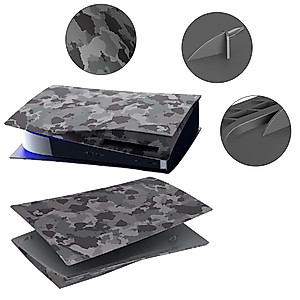 Camouflage Faceplate for PS5 DIY Replacement Plate Hard Shell for PS5 Disc Edition AntiScratch