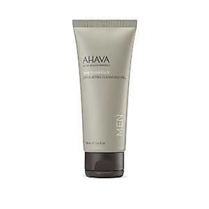 AHAVA Men's Exfoliating Cleansing Gel - Helps Against Clogged Pores, Smoothes & Cleans, Refreshes & Energizes the Skin with exclusive Osmoter & antioxidant botanic complex: G-Force, 3.4 Fl.Oz