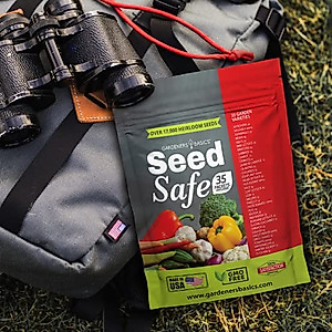 Survival Garden Heirloom Seeds, Victory Garden Seeds - 35 Varieties, 17,000+ Vegetable and Fruit Seeds for Planting Great Emergency Preparedness Items and Bugout Bag Supplies Gear by Gardeners Basics