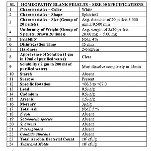 Sugar GLOBULES - Homeopathy Blank PELLETS Size 30 - DMF Grade - 6 Pack
