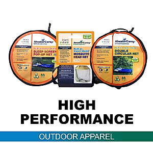 Atwater Carey Sleep Screen Pop-Up Mosquito Net with Permethrin Bug Repellent