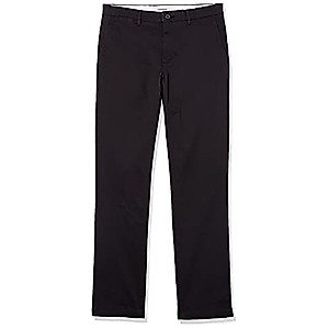 Goodthreads Men's Slim-Fit Washed Comfort Stretch Chino Pant, Black, 31W x 30L