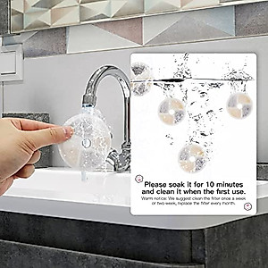 Spofan 4 Set Replacement Filters for WF190 Wireless Cat Water Fountain, Include 4 Pack Pre-Filter Cotton + 4 Pack Activated Carbon Filter + 4 Pack Small Filter Cotton (Not for WF200)