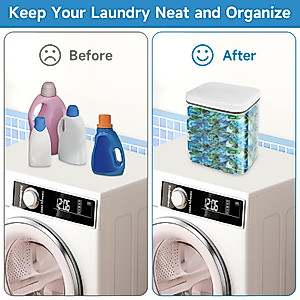 Laundry Pods Container, 194 Oz Laundry Room Organization and Storage Container, Laundry Detergent Holder with Lid and Scoop, Laundry Pods Holder for Laundry Beads, Laundry Powder, Scent Booster