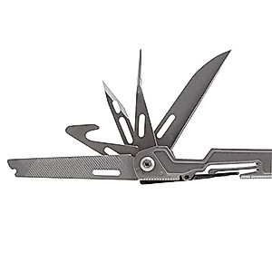SOG Multitool Pliers Pocket Knife – PowerPint EDC Tool and Compact Lightweight Multi Tool w/ 18 Multitools in Multi-Purpose Tool (PP1001-CP)