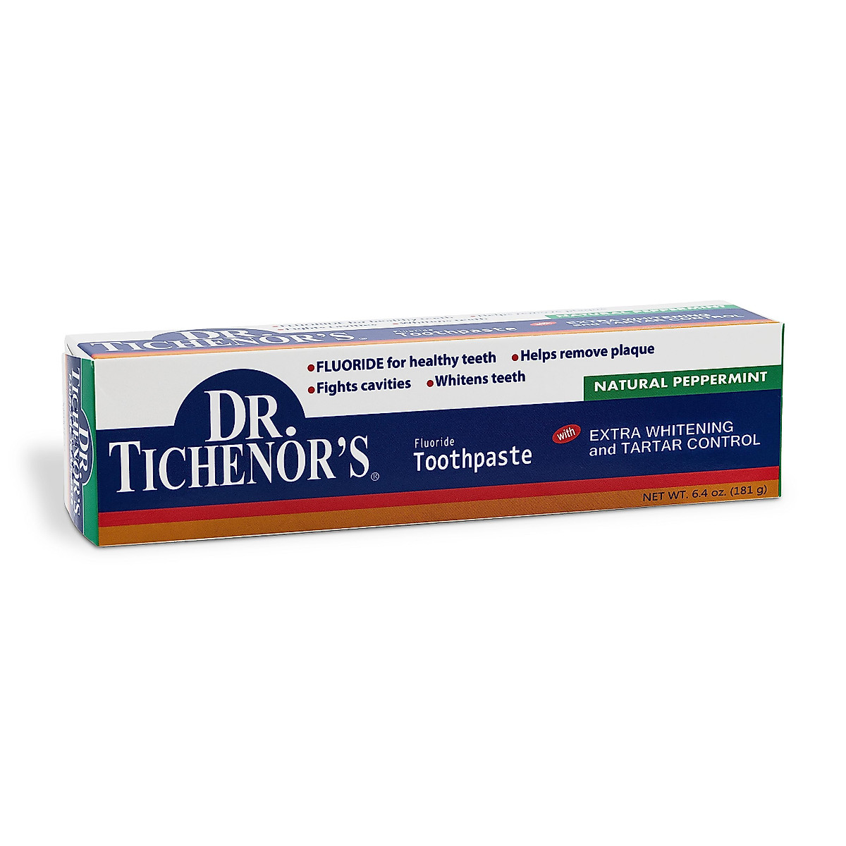 Dr. Tichenor's Extra Whitening Fluoride Toothpaste 6.4 oz (Pack Of 2)