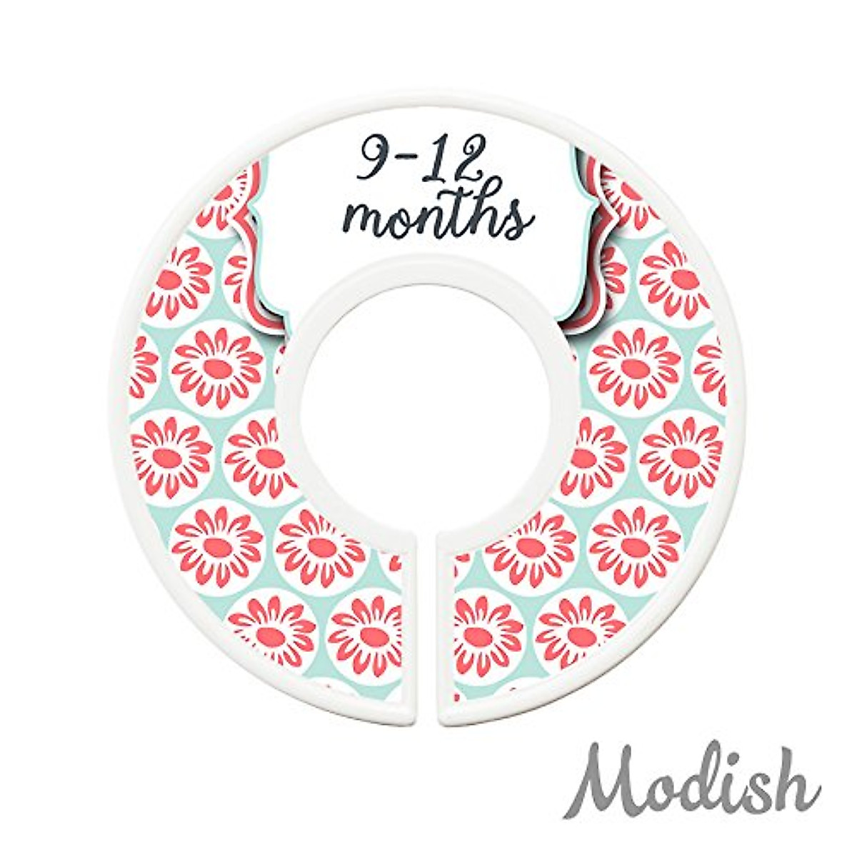 Modish Labels Baby Clothes Size Dividers, Baby Closet Organizers, Size Dividers, Baby Closet Organizers, Closet Dividers, Clothes Organizer, Nursery Décor, Girl, Flowers, Shabby Chic (Baby)