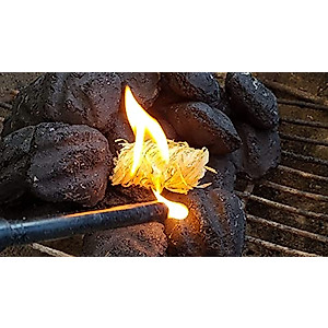 BBQ Dragon Egg Fire Starter-50 Pack Fire Starters for Fireplace-Ultra Fast, Long Lasting Charcoal Starter-Waterproof, Natural Fire Starters for Wood Stove, Campfire, Fire Pit, Charcoal Grill, Fatwood