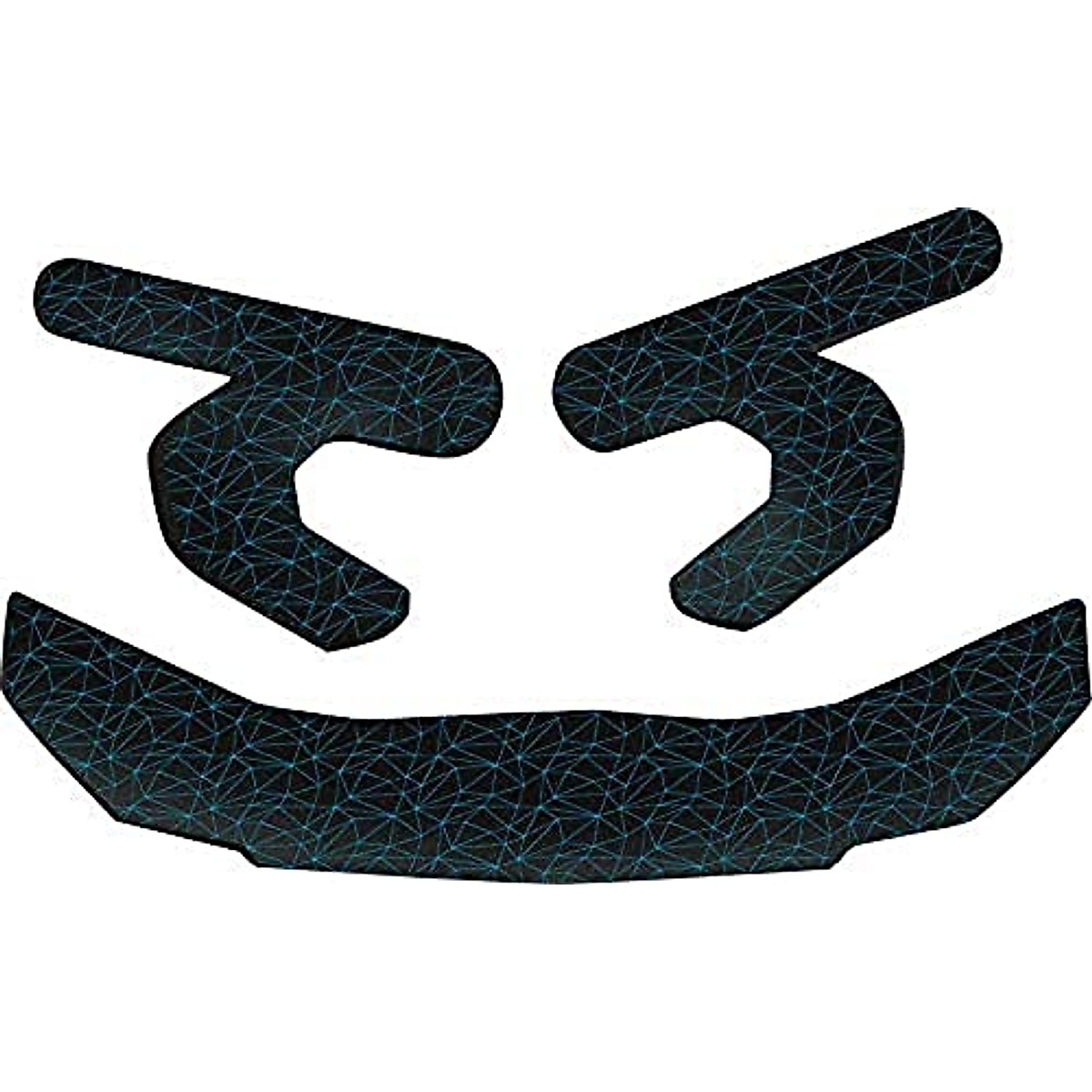 Rawlings | MACH Batting Helmet Fit Kit | Baseball/Softball | Includes 2 Side Pads and 1 Front Pad, Black