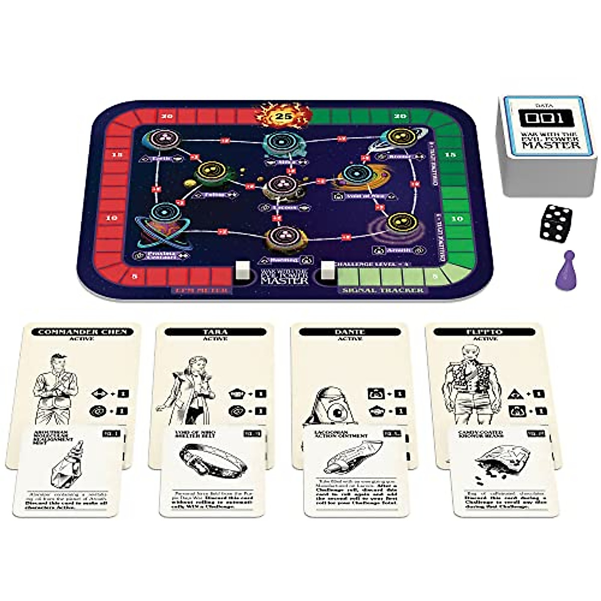 Choose Your Own Adventure War with the Evil Power Master Board Game | Cooperative Adventure Game for Adults and Kids | Ages 10+ | 1+ Players | Average Playtime 1+ Hours | Made by Z-Man Games