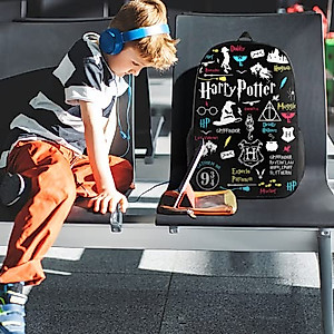 Ynxhroe Travel Backpack 17 Inch School Backpack Fashion Hiking Backpack Insulated Lunch Bag Pencil Pouch Set 3 Piece for Kids Gifts