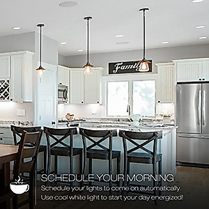 SYLVANIA SMART Zigbee Adjustable White BR30 LED Light Bulb for Alexa / Google Assistant, 9.5W, 2700K - 6500K, Hub Required - 1 Pack (73740)