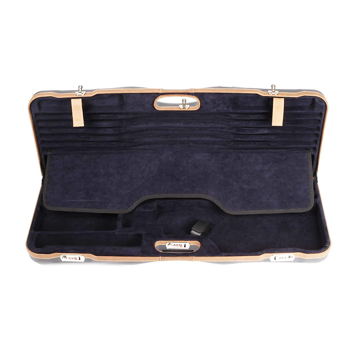 Negrini OU Deluxe High Rib Skeet 2 Barrel Shotgun Case + Tube Set – 1652LX-TUBE/5212