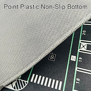 Car Play Rugs, Parking Lot Floor Mat Reading Area Toy Area Game Carpet Car City Traffic Hopscotch Crawling Mat Non-Slip Playroom Room Bedroom Carpet(A,80 * 120cm/31 * 47in)